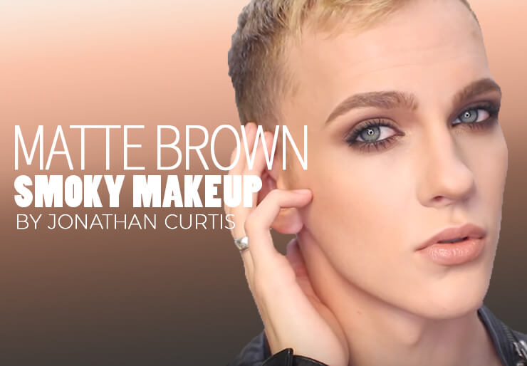 Matte Brown Smoky Makeup By Jonathan Curtis
